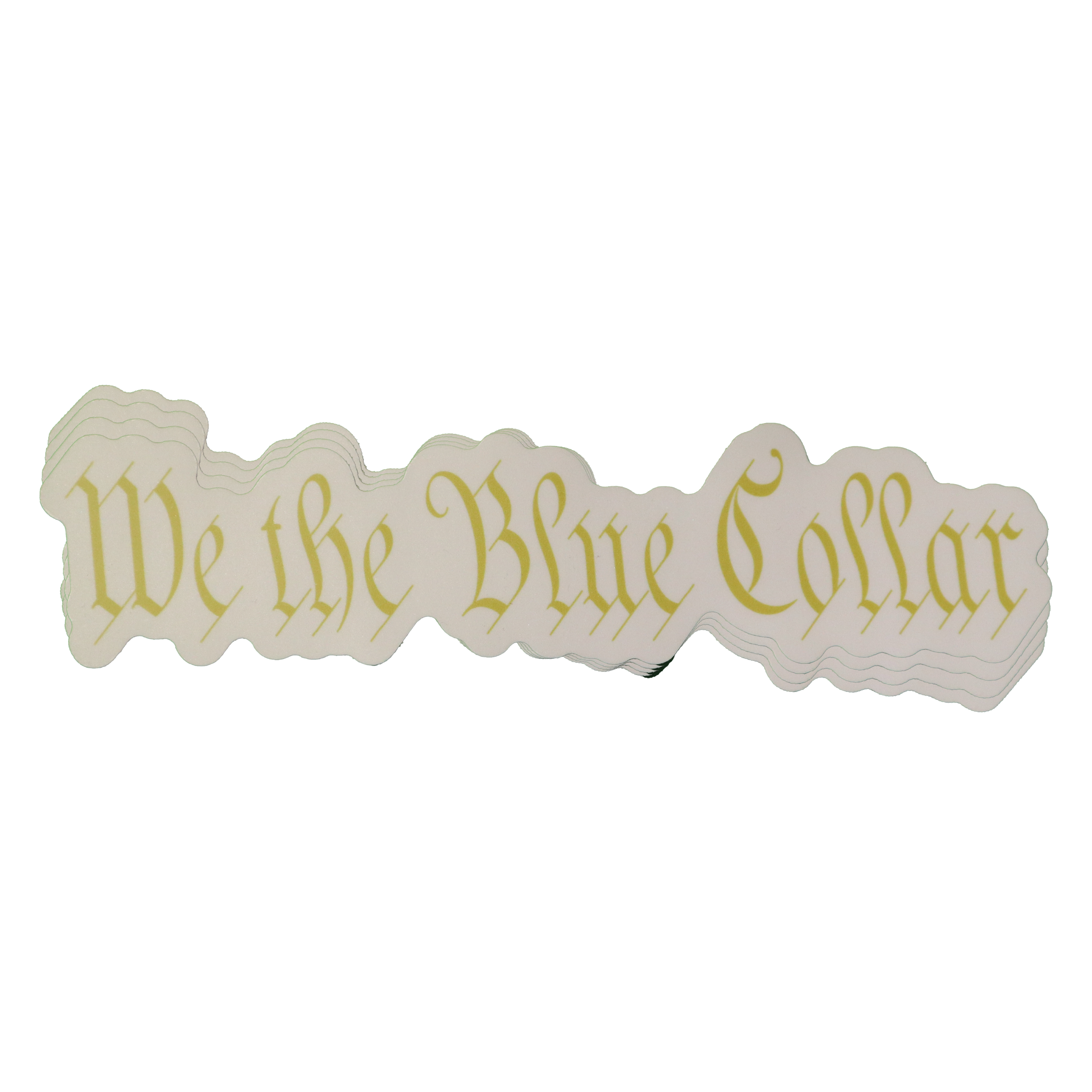 We the Blue Collar Decal – Blue Collar Clothing Company